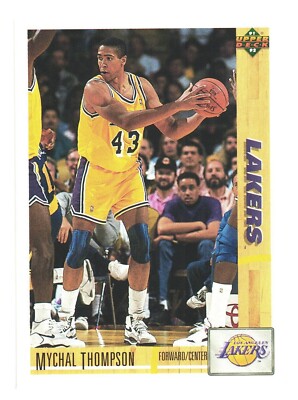 1991-92 Upper Deck NBA Basketball LA Lakers Mychal Thompson | eBay
