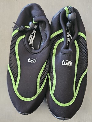 TUSA Aqua Shoe with Traction Sole, Locking Toggle Drawstring Cuff SIZE ...