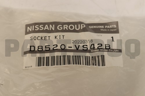 D8520VS42B Genuine Nissan SOCKET KIT D8520-VS42B | eBay