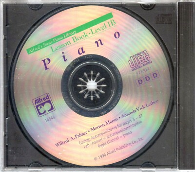 Alfred Basic Piano Lesson Level 1B Accompaniment CD | eBay