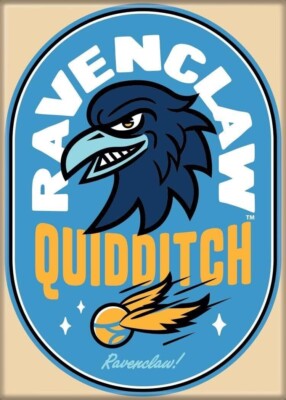 ATA-BOY HARRY POTTER RAVENCLAW QUIDDITCH STAMP MAGNET 2.5” X 3.5” NEW ...