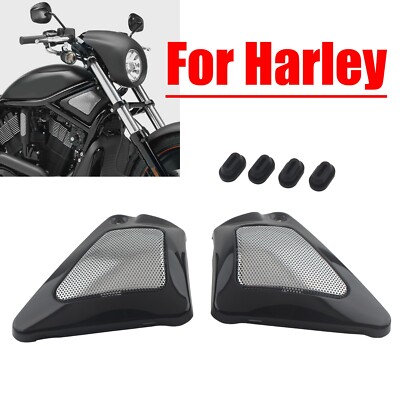 Frame Neck Side Cover Guard Black Fit For Harley Davidson V-Rod VRSCB ...