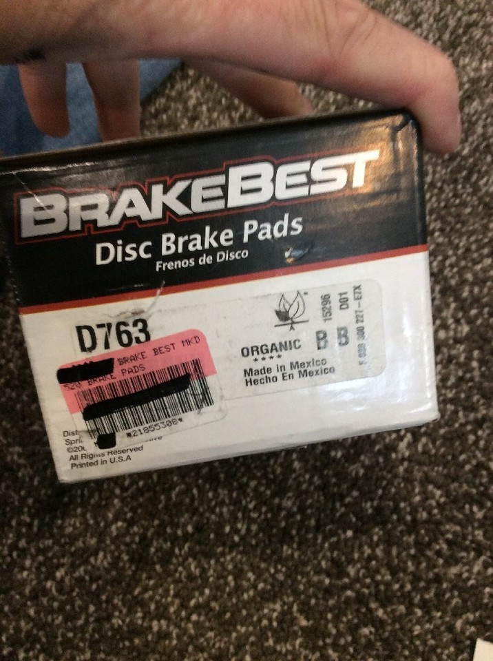 NEW Brakebest disc brake pads D763 Organic | eBay