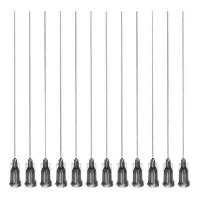 20Pcs 22G Dispensing Needles, 4" Steel Needle Tube Flexible Needle Grey ...
