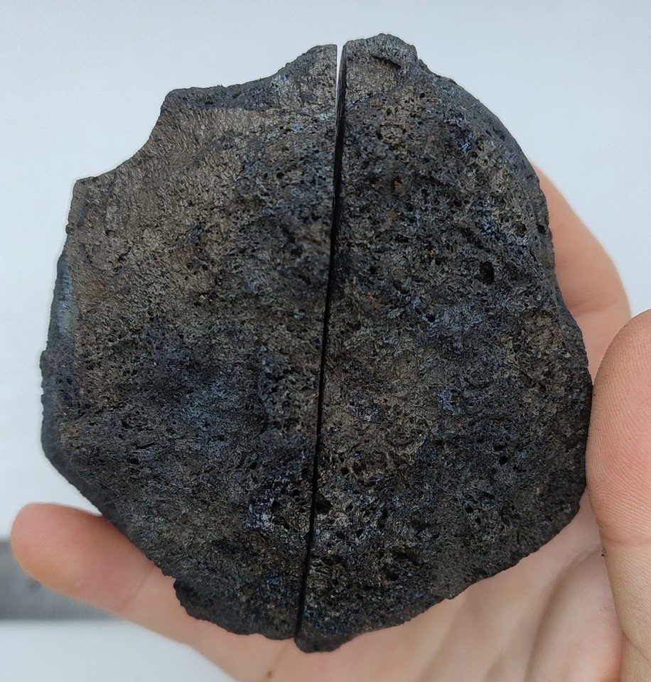 Volcanic Olavine And Peridot Bomb Two Halves Pair From Mount Shadwell ...