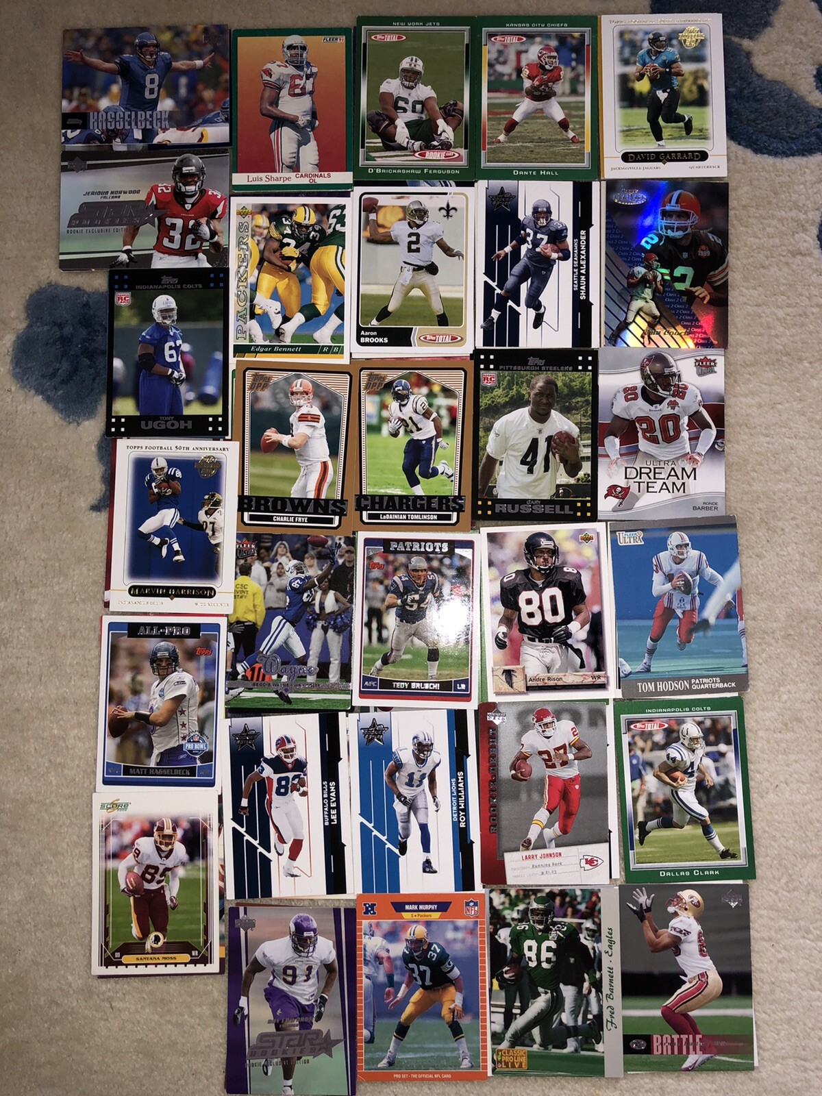 Huge Football Card Collection (OVER 1100 CARDS) | eBay