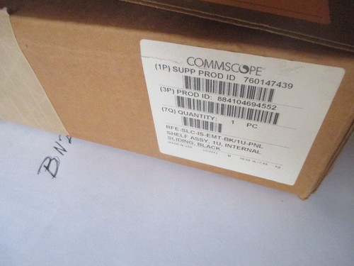 NEW Commscope Systimax 760147439 RFE-SLC-IS-EMT-BK/1U-PNL Shelf Assy | eBay