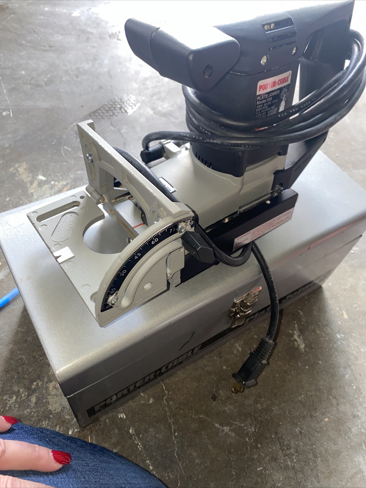 Porter Cable model 556 Plate Joiner Biscuit Cutter & Case (GS) | eBay