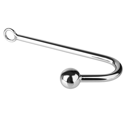 Stainless Steel Anal Butt Plug BALL-Hook Metal Anus Dildo-Sex-Toys for Women-Men | eBay