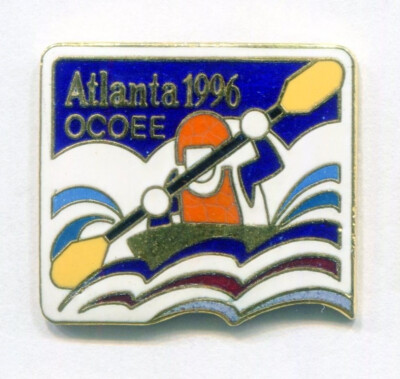 1996 OLYMPIC PIN KAYAKING OCOEE RIVER PIN MADE BY HO HO | eBay