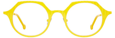 l.a. Eyeworks HACKSAW 456 Yellow 49mm TITANIUM Frames Eyeglass | eBay