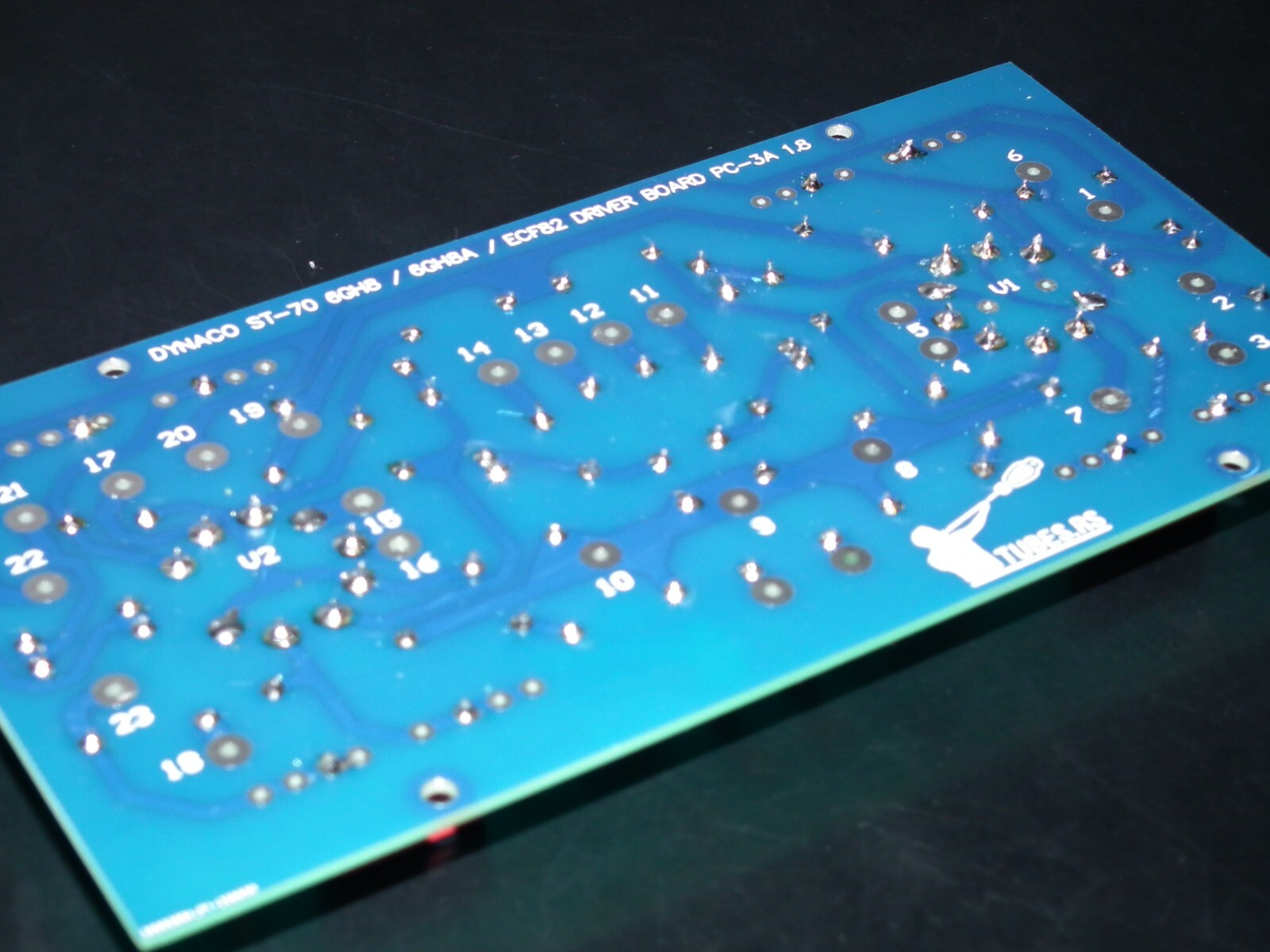 DYNACO ST-70 6GH8 6GH8A Complete Stuffed Driver board PC-3 Phenolic ...