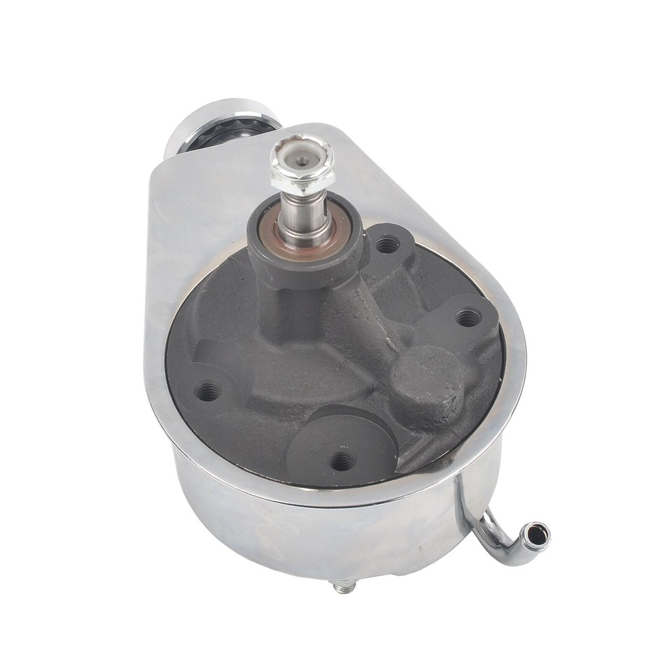 Polished Power Steering Pump Keyway Style For Chevy Ford GM Chrysler P ...