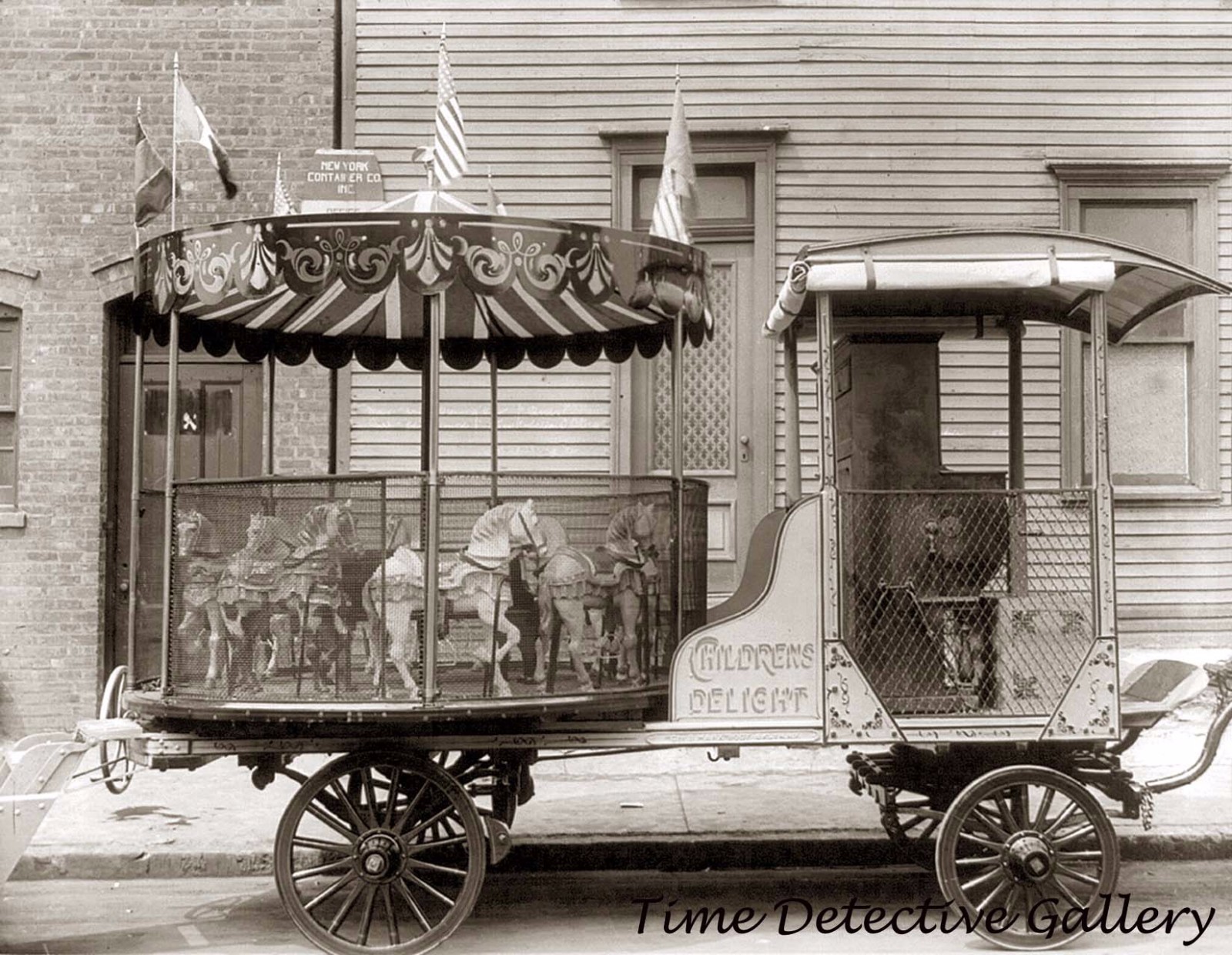Circus Carousel Wagon - 1910 - Historic Photo Print | eBay
