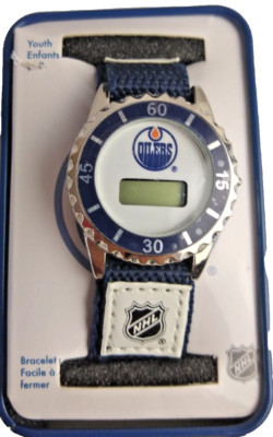 New in box NHL branded Edmonton oilers Watch digital | eBay