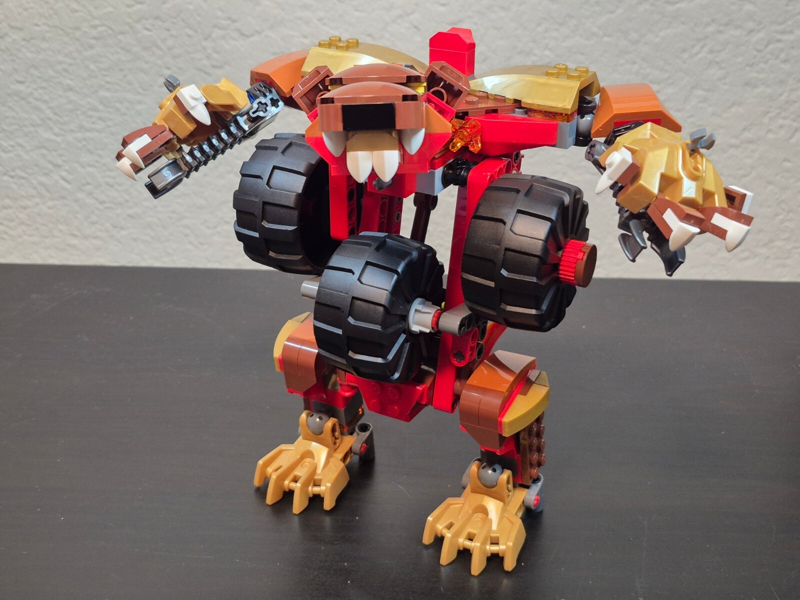 LEGO Bionicle Zamor Sphere Balls x3 54821pb02 Marbled Orange Yellow ...