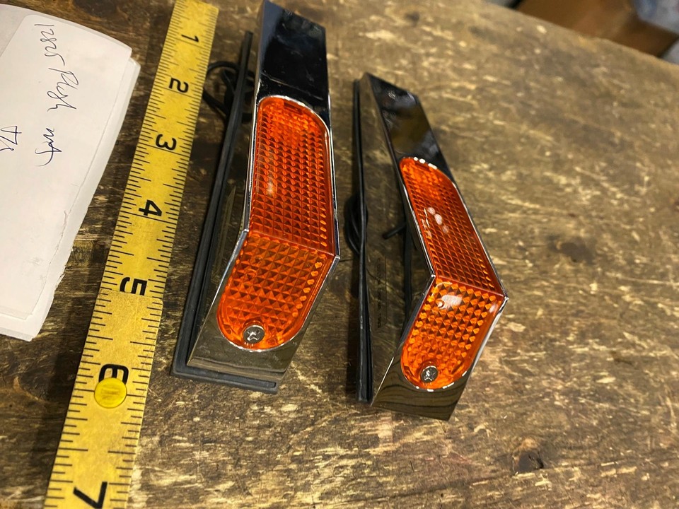 Flush Mount Turn Signals Harley softail Custom Chopper Dyna Fatboy ...