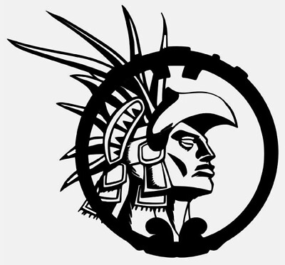 Aztec Warrior Mexico Azteca Vinyl Decal Sticker Native Calcomania ...