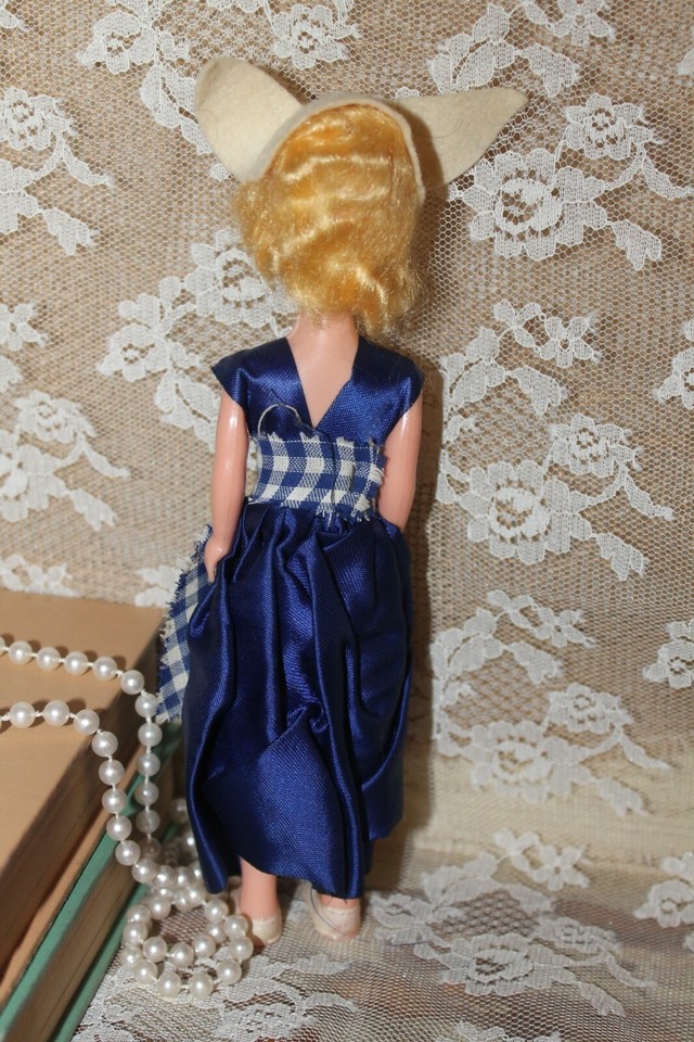 Vintage Doll - Blue Dress | eBay