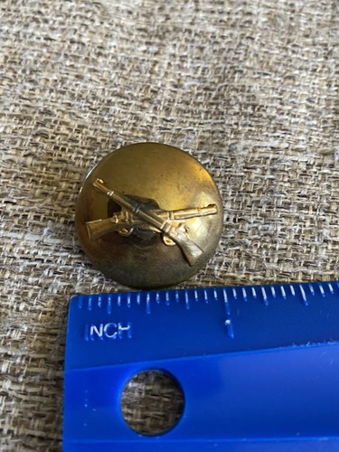 US Army Domed Infantry Enlisted US Collar Disc Disk INV10095 | eBay