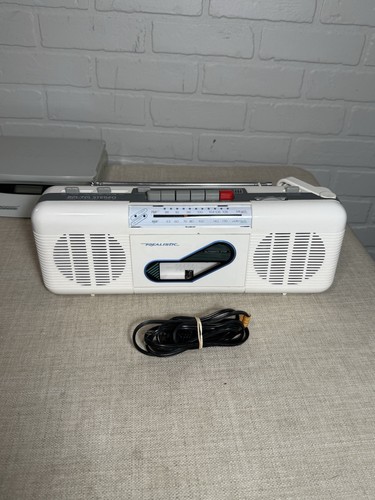 Vintage Realistic Boombox SCR-40 AM/FM Cassette Recorder 1970-80's ...