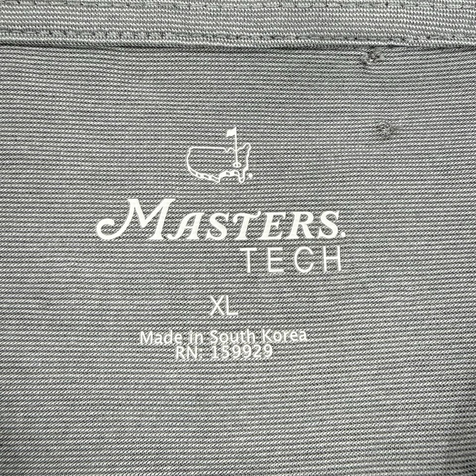 Masters Tech Pullover Men’s XL Gray Quarter Zip Performance Soft Golf ...
