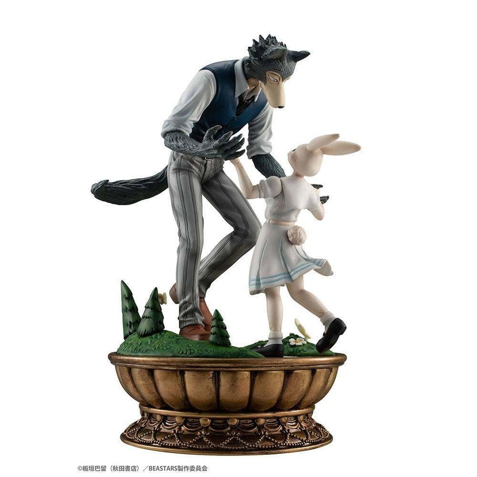 Beastars Legoshi & Haru statue figure MegaHouse Bandai Namco Brown Box ...