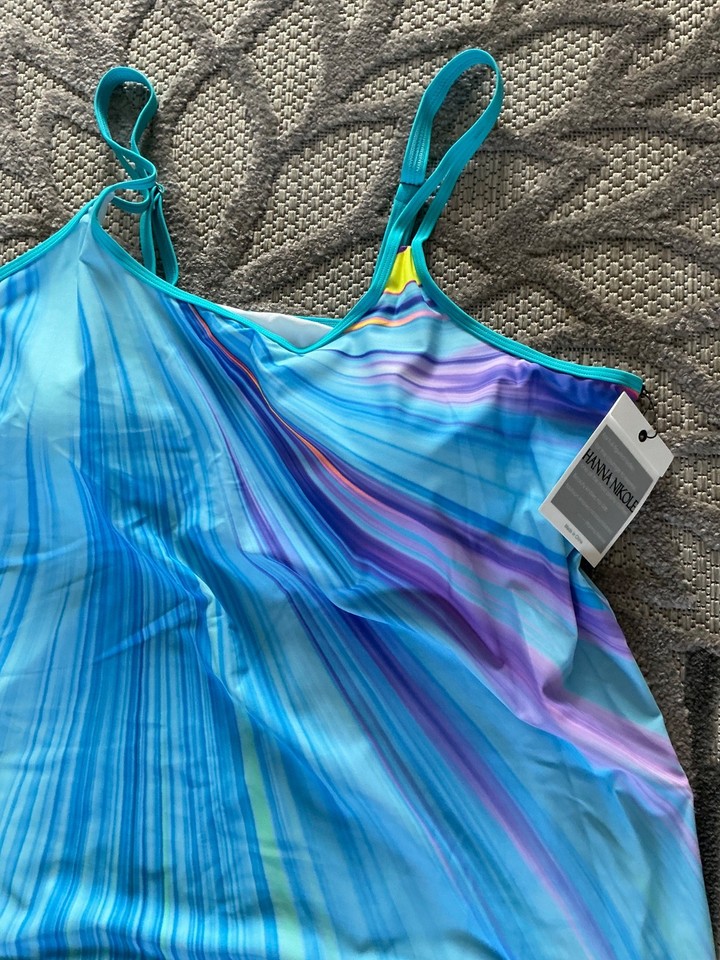HANNA NIKOLE PRINT TANKINI SET UK PLUS SIZE 28 new | eBay UK