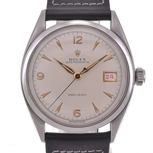 ROLEX Oyster Date 6094 Made around 1953 Cal.740 Hand Winding Men's I ...