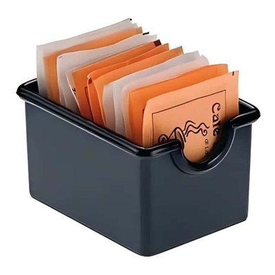 Schale Für Zuckertütchen Schwarz 8x5x5 Cm Leone | Zuckerspender | eBay