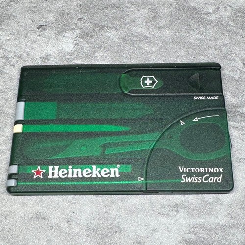Rare Heineken Victorinox Collaboration Swiss Card Multi Tool | eBay