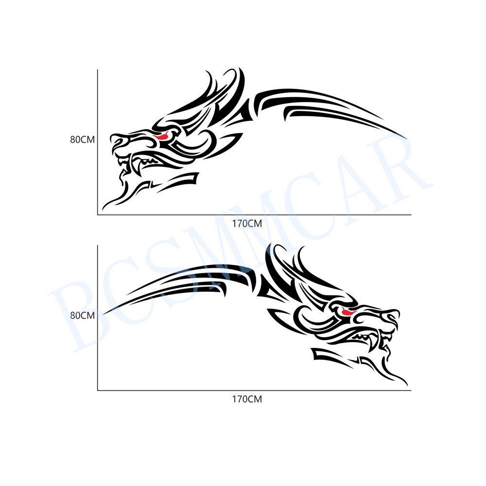 Car Dragon Styling Stickers Graphic For Auto Vinyls Decals Scratch ...