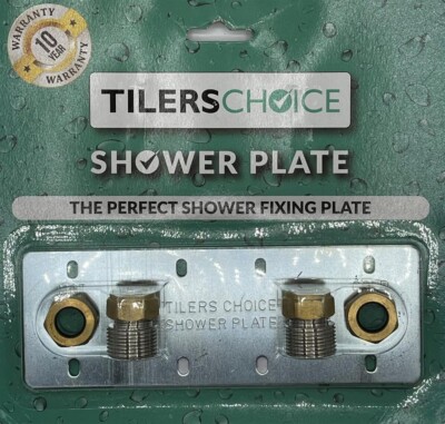 Shower Wall Plate Bracket QUALITY PL8 For Thermostatic Bar Mixer Valve ...