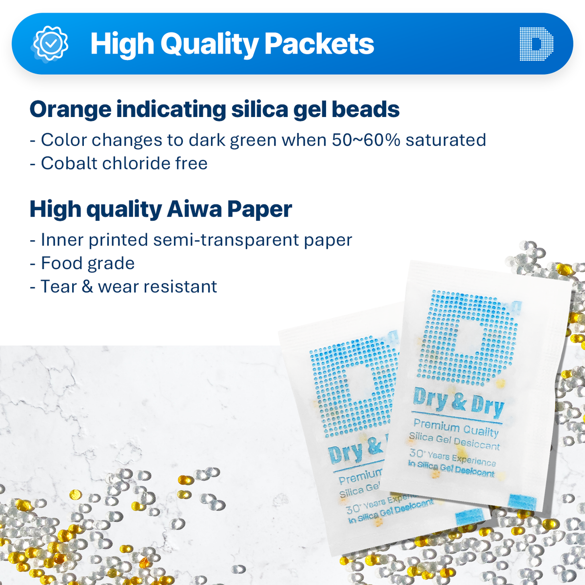 Silica Gel Packets Eaten By Child Silica Packets Dry & Dry 1 Gram 50 ...