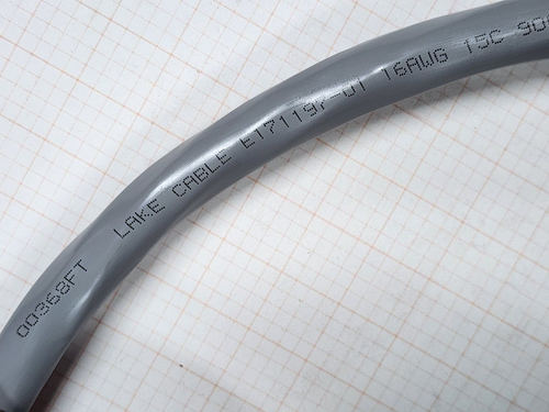 Lake 16/15C Control Cable for SkyJack Lifts #102887 CMG/AWM 90C/600V UV ...