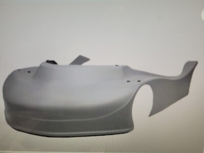 RACING GO KART SUPER TUFF OVAL BODY KIT SENIOR SWOOP SIDE WHITE HARD ...