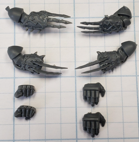 Warhammer 40k Chaos Space Marines Bits Raptors Warp Talons Lightning ...