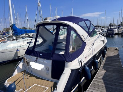 FAIRLINE TARGA 29 BOAT COVER *NEW*. SELF-FIT. ARMADA NAVY PU ACRYLIC ...