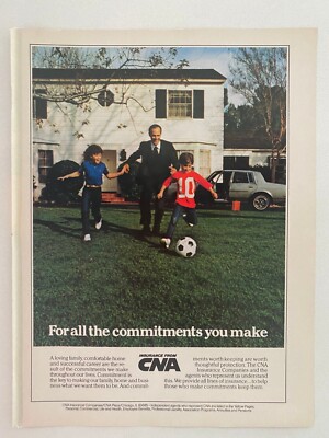 CNA Insurance Vintage 1983 Print Ad | eBay