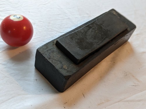 Vintage Whetstone Oilstone Sharpening Stone with Wood Base, Honing | eBay