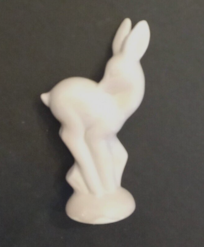 Mid Century Modern Art Deco Pink Fawn Doe Deer Figurine Shawnee Style ...