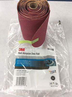 3M 80 Grit 6" Red PSA Stickit Abrasive Sandpaper Disc 100/Roll Part ...