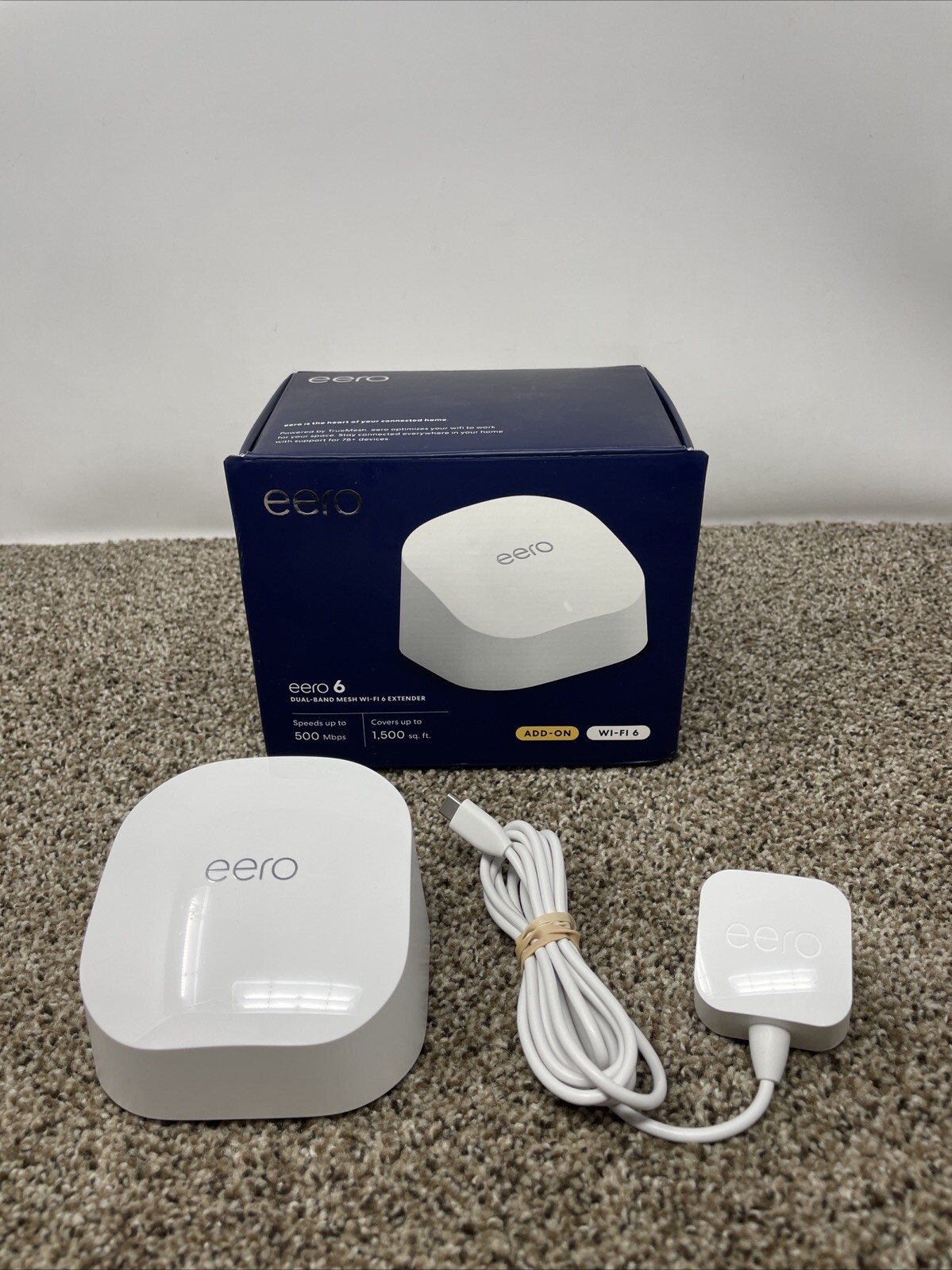 Eero 6 Q010001 Mesh WiFi 6 Extender With Power Cord | eBay