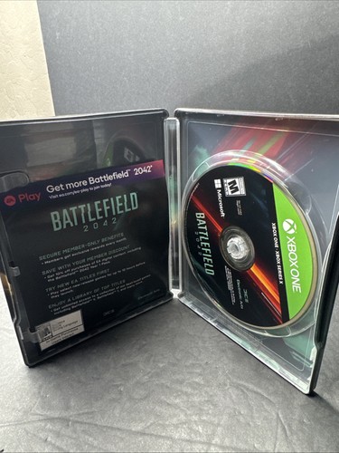 Battlefield 2042 Gamestop Limited Edition Disk in Metal/Steelbook Case ...