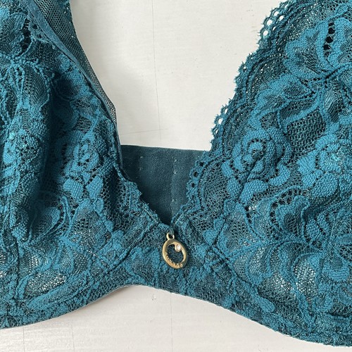 HK12-02 Aubade Rosessence Comfort Triangle Bra - 30E - Swarovski Charm ...