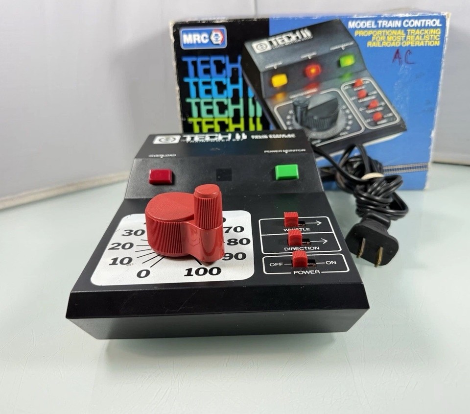 MRC TECH II Trainpower 027 AC Train Speed, Direction & Whistle ...