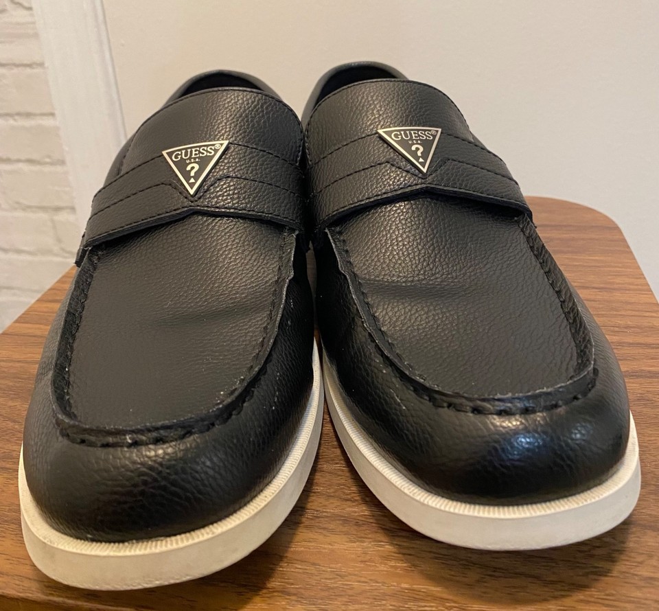 Guess Men's Hemmer Square Toe Slip On Dress Loafers, Size 10 preppy ...