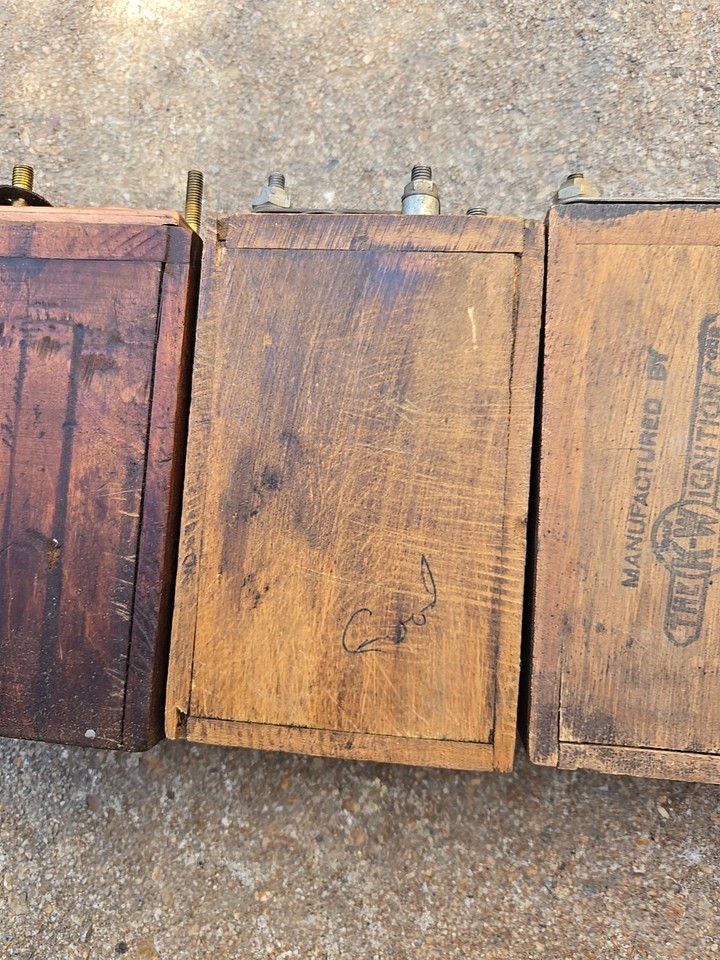 LOT OF 7 VTG ANTIQUE FORD MODEL T IGNITION COILS BUZZ BOX HOT SPARK HIT ...