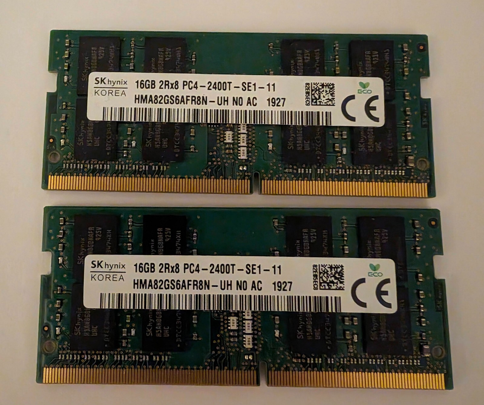 Hynix 32GB (2x 16GB) PC4-19200 DDR4-2400 Laptop Memory Kit ...