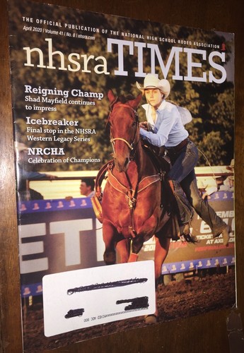 NHSRA Times - April 2020 Volume 41 No. 8 Reigning Camp Icebreaker NRCHA ...